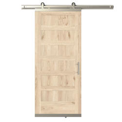 JELD-WEN MODA PMP1066 32"W x 96"H Unfinished Wood 6-Panel Interior Barn ...
