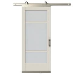 JELD-WEN MODA PMT1031N 36"W x 96"H Primed Wood Frosted Translucent ...