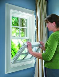 JELD-WEN® Premium Series 72"W x 60"H Vinyl Double-Hung Window with ...