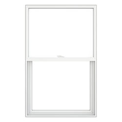 JELD-WEN® Better Series 28-1/4"W x 46"H White Vinyl Single-Hung ...