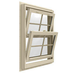 JELD-WEN® Builders Series 26"W x 36-1/2"H Almond Vinyl Double-Hung ...
