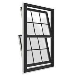 JELD-WEN® Builders Series 36"W x 60-1/2"H Vinyl Double-Hung Window with ...