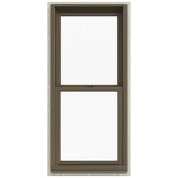 JELD-WEN® W5500 Series 26-1/8"W x 56-3/4"H Aluminum Clad Pine Double ...