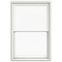 JELD-WEN® W5500 Series 38-1/8"W x 56-3/4"H Aluminum Clad Pine Double ...