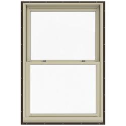 JELD-WEN® W5500 Series 38-1/8"W x 60-3/4"H Aluminum Clad Pine Double ...