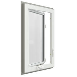 JELD-WEN® Premium Series 24"W x 36"H Vinyl Casement Window with Nailing ...