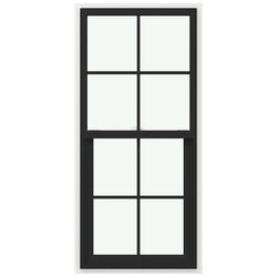 JELD-WEN® Premium Series 24"W x 60"H Vinyl Double-Hung Window with ...