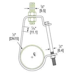 Phoenix Support Systems 1/2" J-Hanger at Menards®