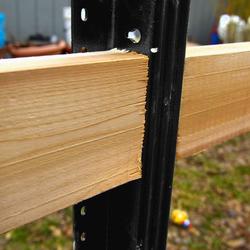 8' Lifetime Steel Post - Black at Menards®