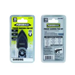 Performax® Oscillating Multi-Tool Finger Sanding Pad Kit - 10 Piece at ...