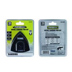 Performax® Oscillating Multi-Tool Detail Sanding Pad Kit - 10 Piece at ...