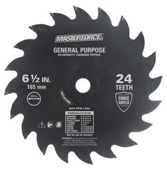 Masterforce® 10-Amp Corded 6-1/2" Plunge Cut Circular Saw Kit with 110 ...