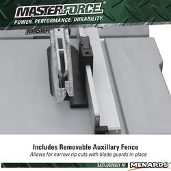 Masterforce® 10" Jobsite Table Saw with Folding Stand at Menards®