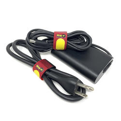 Wrap-It® Storage Cinch-Straps 5" Red/Black Hook and Loop Strap with ...