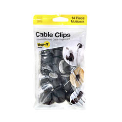 Wrap-It® Storage Cable Clips Assorted Silicone Adhesive Backed Cord ...