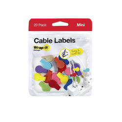 Wrap-It® Cable Labels Mini Multi-Color - 20 Pack at Menards®