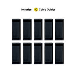 Wrap-It Storage Medium Adhesive Backed Cable and Wire Clips - 10 pack ...