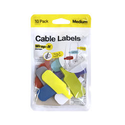 Wrap-It® Medium Multi-Color Cable Labels -10 Pack at Menards®