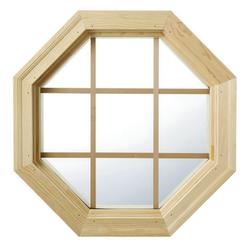 JJJ Specialty Large Cabin Light 22 x 22 Fixed 4-Season Wood Octagon ...