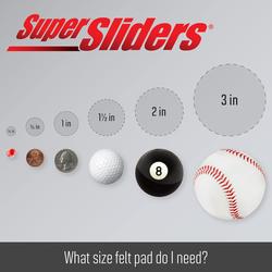 Super Sliders® Brown Felt Pads and Bumpers - 300 Piece at Menards®