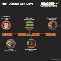 Johnson Level® 48" Electronic Digital Box Level at Menards®