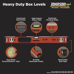 Johnson Level® 48" Heavy Duty Box Level at Menards®