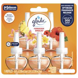 Glade® PlugIns® Hawaiian Breeze® Plug-In Air Freshener Refill - 5 Count ...