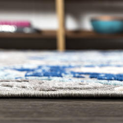 Jonathan Y Amalfi Coast Blue/Gray 5'3" x 5'3" Area Rug at Menards®