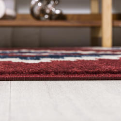 Jonathan Y South Western Red/Navy/Cream 3' x 5' Area Rug at Menards®