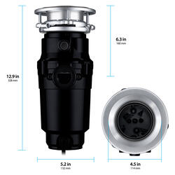 WasteMaid® Standard 1/2 HP Garbage Disposal at Menards®