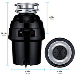 WasteMaid® Deluxe 3/4 HP Garbage Disposal at Menards®