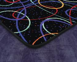 Joy Carpets® Neon Lights Looped Fluorescent 7'6" x 12' Area Rug at Menards®