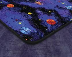 Joy Carpets® Neon Lights Space Explorer Fluorescent 4' x 6' Area Rug at ...