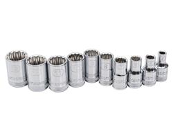 Masterforce® Control Drive® 1/4" Drive Metric Socket Set - 10 Piece at ...
