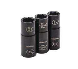 Masterforce® Control Drive® SAE & Metric Impact Flip Socket Set - 3 ...