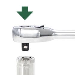 Masterforce® 1/4" Drive Quick Release Soft Grip Ratchet at Menards®