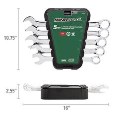 Masterforce® Control Drive™ SAE Large Combination Wrench Set - 5 Piece ...