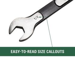 Masterforce® SAE 12-Point Combination Wrench Set - 8 Piece at Menards®