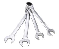 Masterforce® Control Drive™ SAE Ratcheting Combination Wrench Set - 4 ...