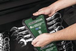 Masterforce® Control Drive™ Metric Ratcheting Combination Wrench Set ...