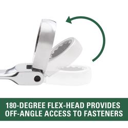 Masterforce® Control Drive™ Metric Flex Head Ratcheting Wrench Set - 7 ...