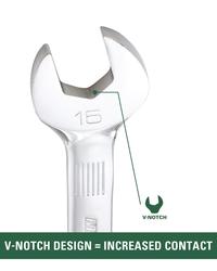 Masterforce® Control Drive™ Metric Flex Head Ratcheting Wrench Set - 7 ...