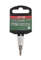 Masterforce® 1/4" Drive TT20 Tamper Proof Star Bit Socket at Menards®