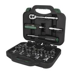 Masterforce® Control Drive® 1/4" & 3/8" Drive SAE/Metric Mechanic's ...