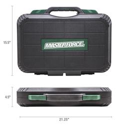 Masterforce® Control Drive® SAE/Metric Mechanic's Tool Set - 157 Piece ...