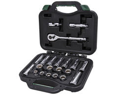 Masterforce® Control Drive® 3/8" Drive Metric Mechanic's Tool Set - 21 ...