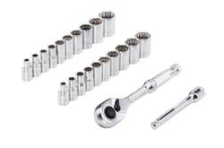 Masterforce® Control Drive® 1/4" Drive SAE/Metric Mechanic's Tool Set ...