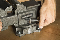 Masterforce® 4" Workshop Vise with Swivel Base at Menards®