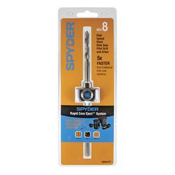 Spyder® Rapid Core Eject™ Hex 8 Arbor with 3/8" High Speed Steel Hole ...