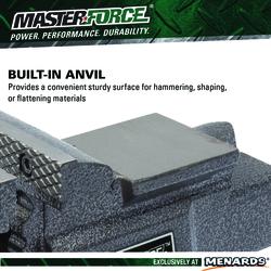 Masterforce® 4" Workshop Vise with Swivel Base at Menards®